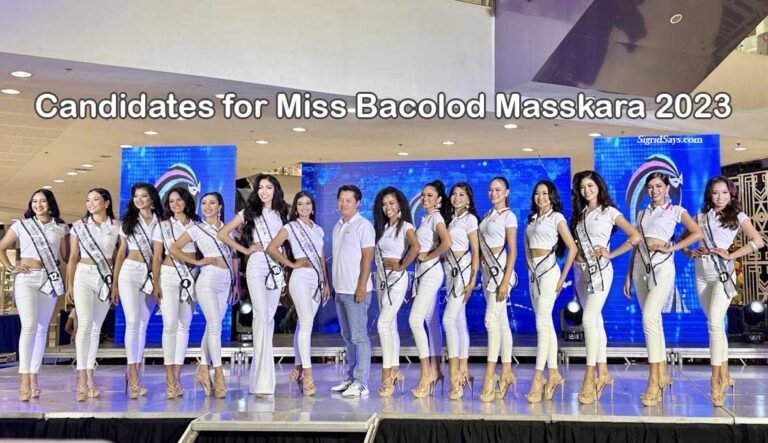 Miss Bacolod Masskara 2023 Candidates + Darling of the Presss