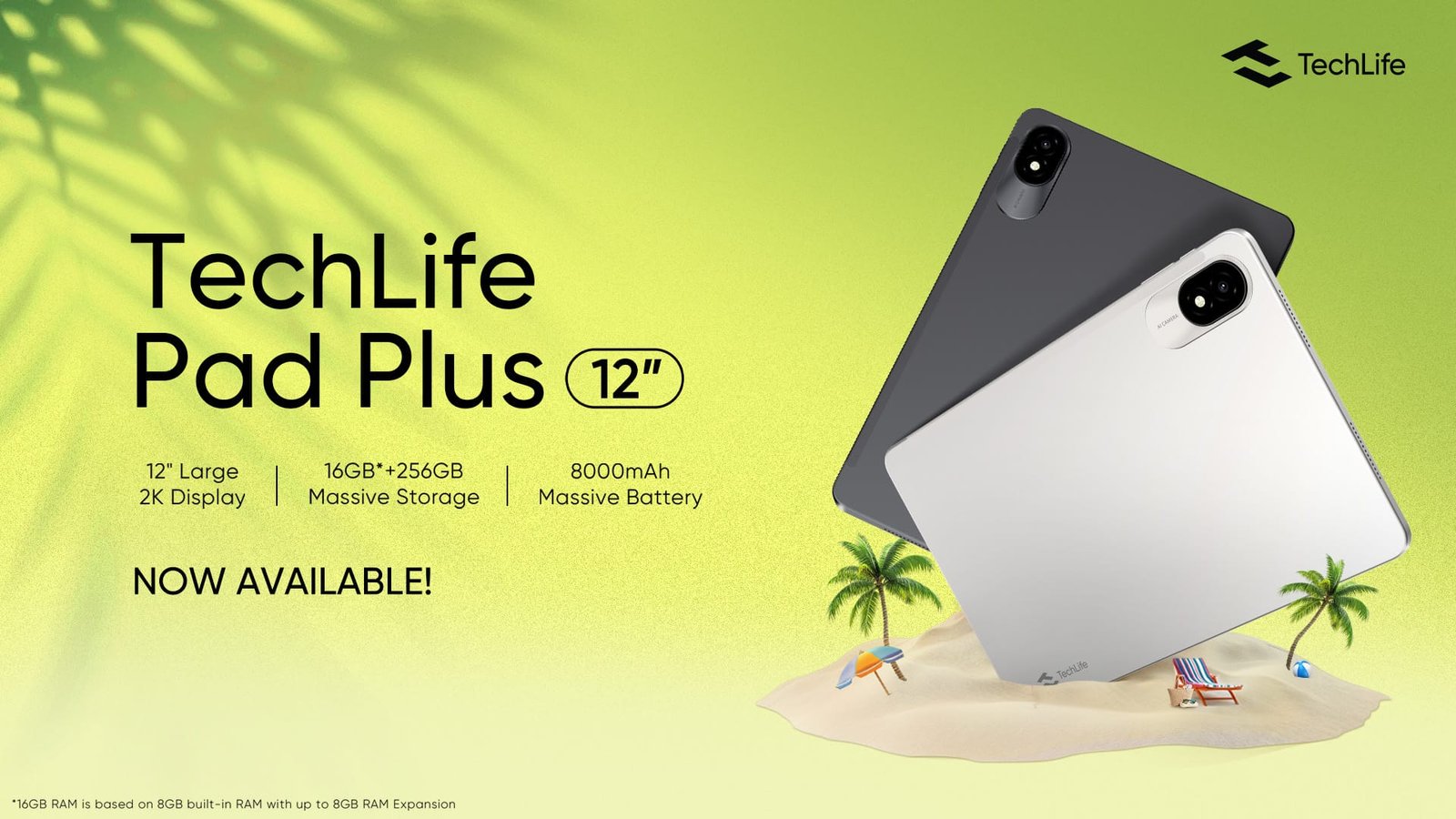 Experience Cool Tech with the TechLife Pad Plus 12” | Only P9,999
