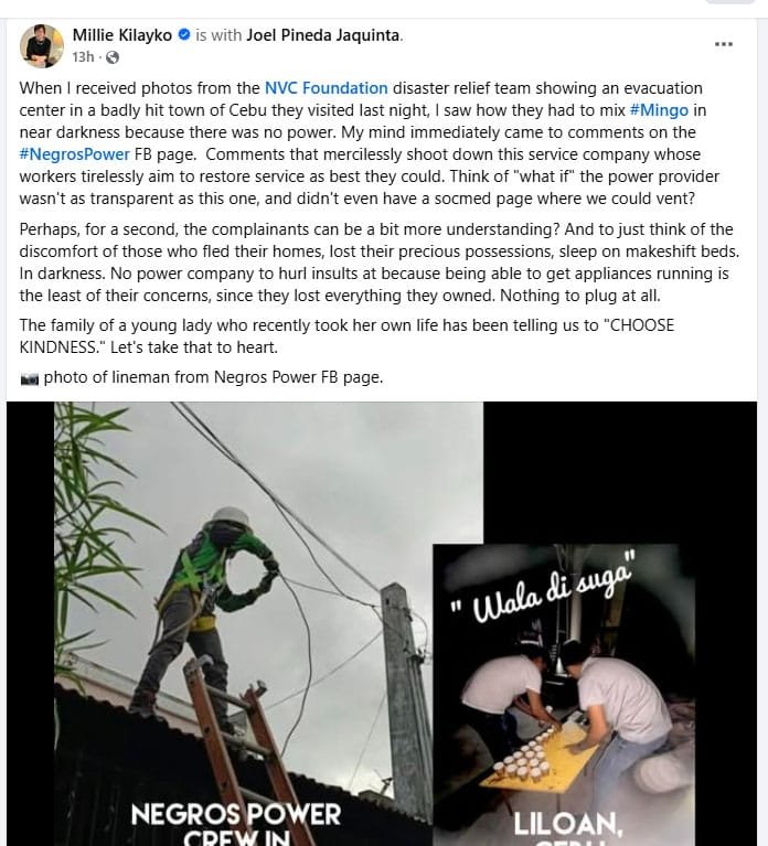 Consumers Commend Negros Power for Tireless Restoration Efforts After ...